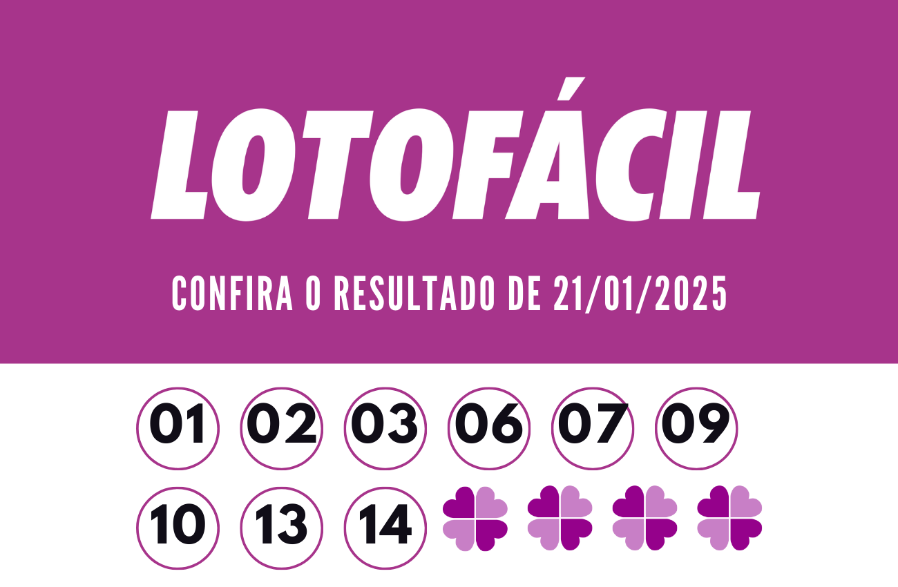 Resultado Lotofácil 3299: veja resultado de hoje, terça-feira (21)