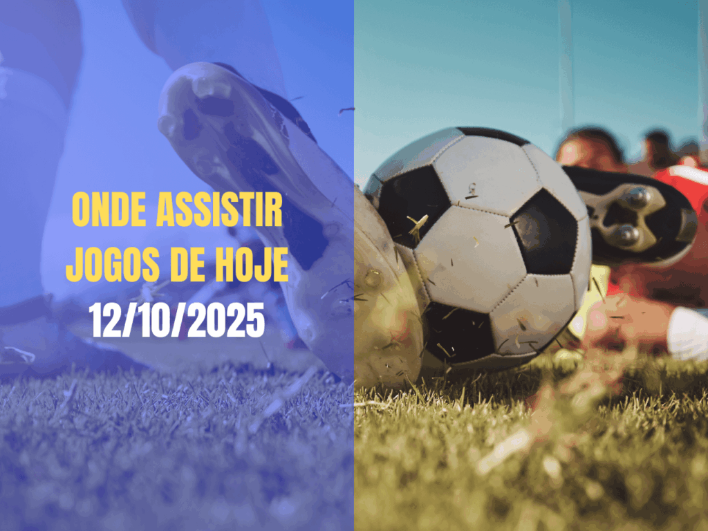 Jogos de hoje (12/10/2025): Onde assistir futebol ao vivo e horários